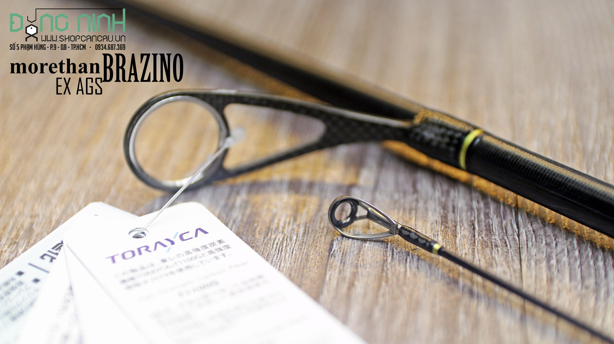 Cần câu Daiwa Morethan Brazino EX AGS - Siêu phẩm Made in Japan